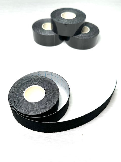 1" Wide Black Kinesiology Tape – Sisco Mocap